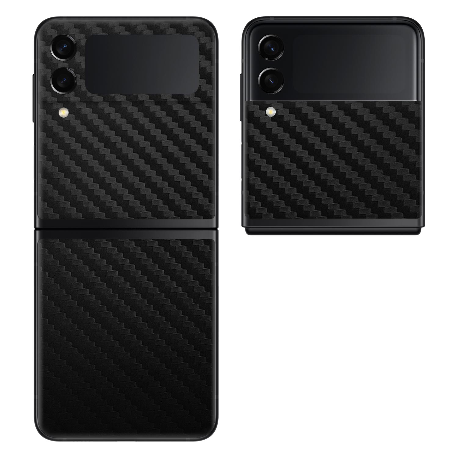 Samsung Galaxy Z Flip3 CARBON FIBRE Series - Folie Protectie Skin ...